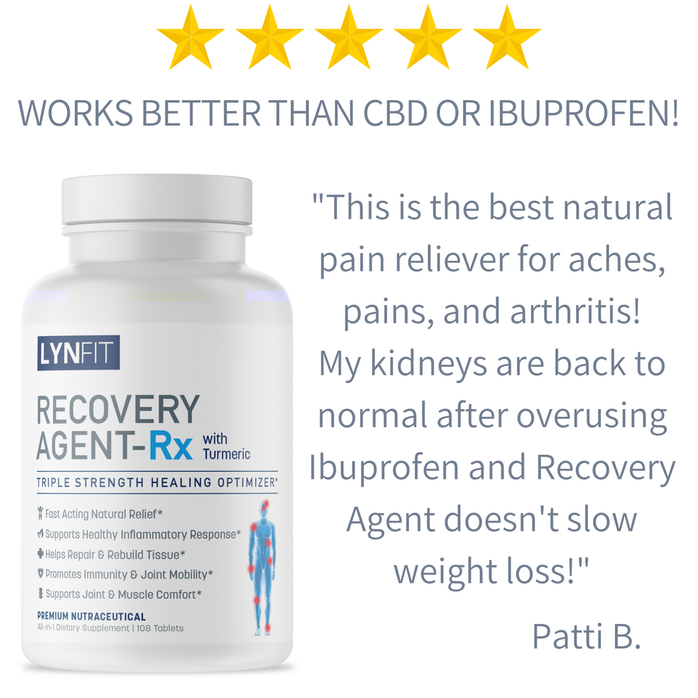 Recovery Agent Caplets Natural Anti-Inflammatory for Arthritis, Pain R ...