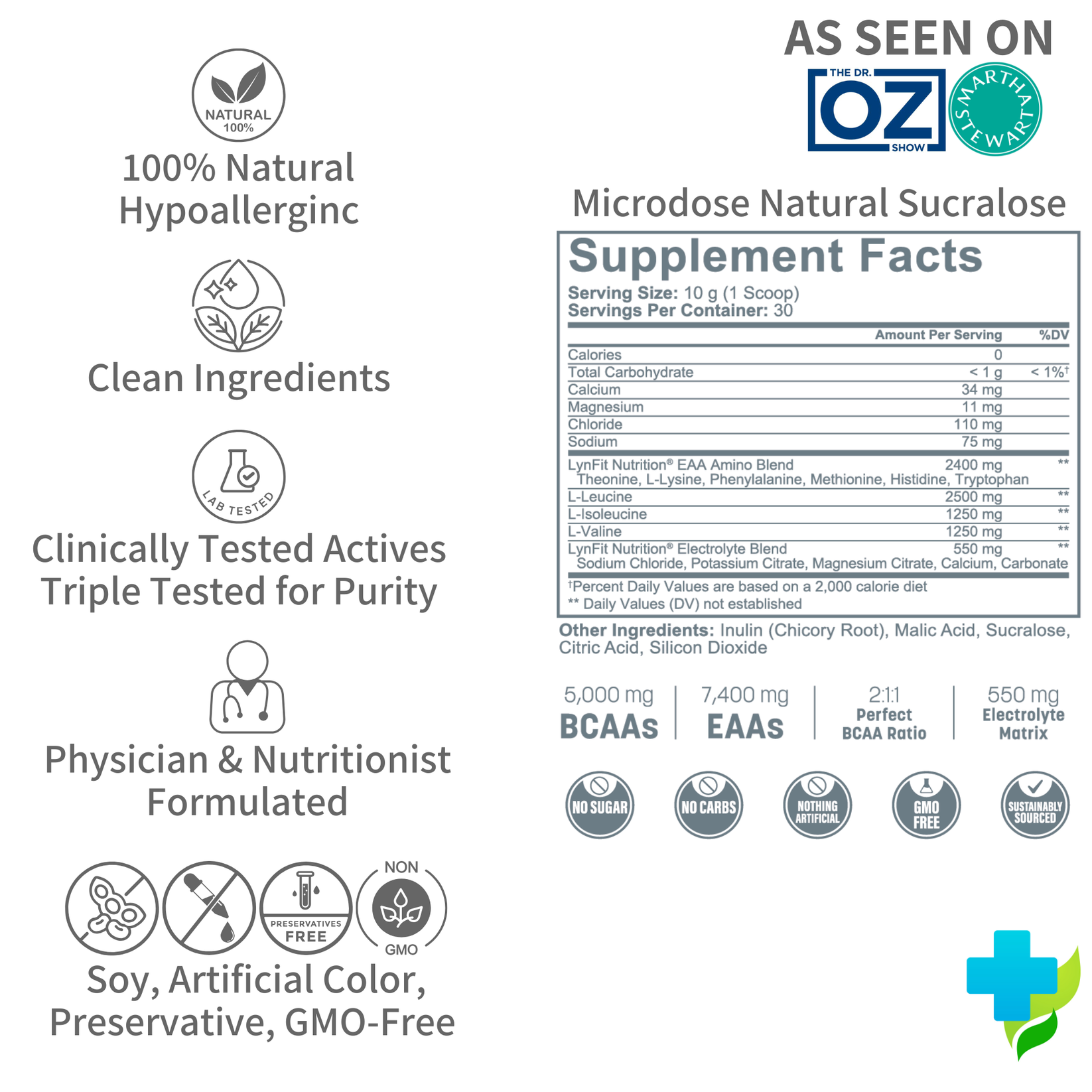 Advanced Hydration Essential & Branch Chain Amino Acids w/Electrolytes ...