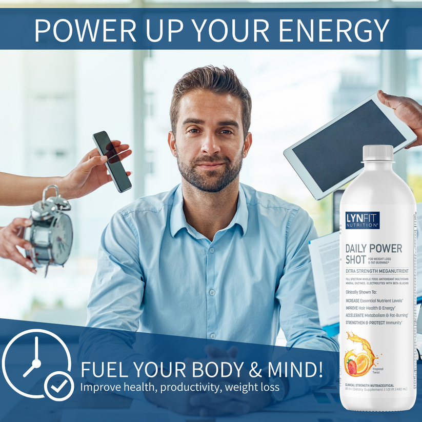 Daily Power Shot Energizing Liquid Multivitamin Mineral & Immune-Prote ...